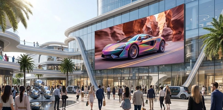 How does an outdoor LED video display board work, and what is the ...